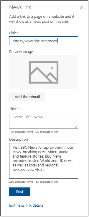 Use the News Web Part On SharePoint Page | Beyond Intranet